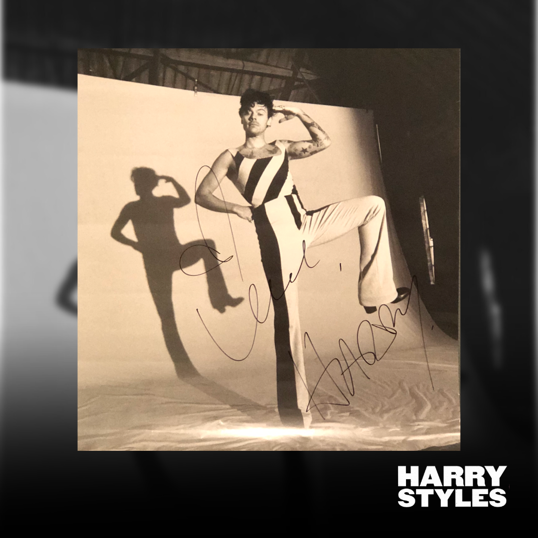 Win a Harry Styles Signed & Framed Poster from Harry’s House 2022 Tour